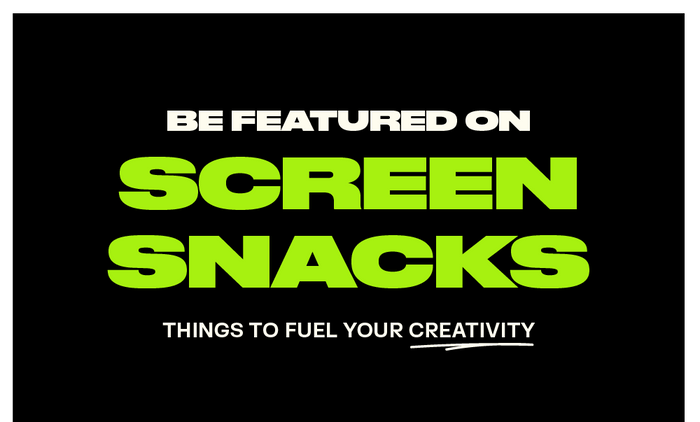 Submit Your Filmmaking Inspiration | Screen Snacks Submissions