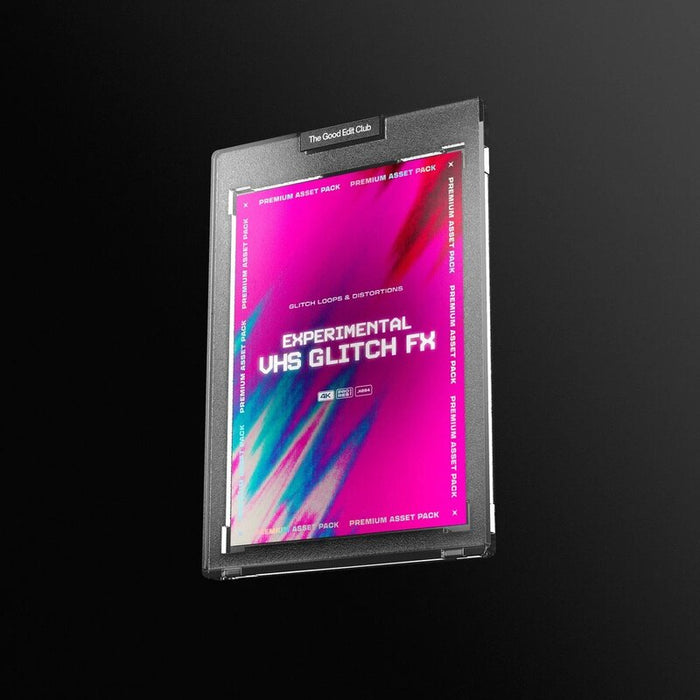 Experimental VHS Glitch FX | CRT Overlays & Textures for Music Videos